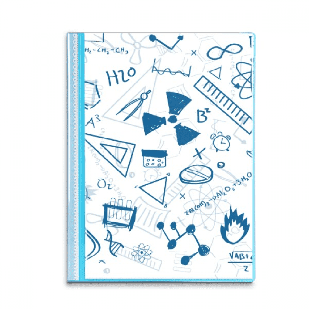 Simple Strokes Style Physical Chestry Symbol Book Sheet Protectors ...