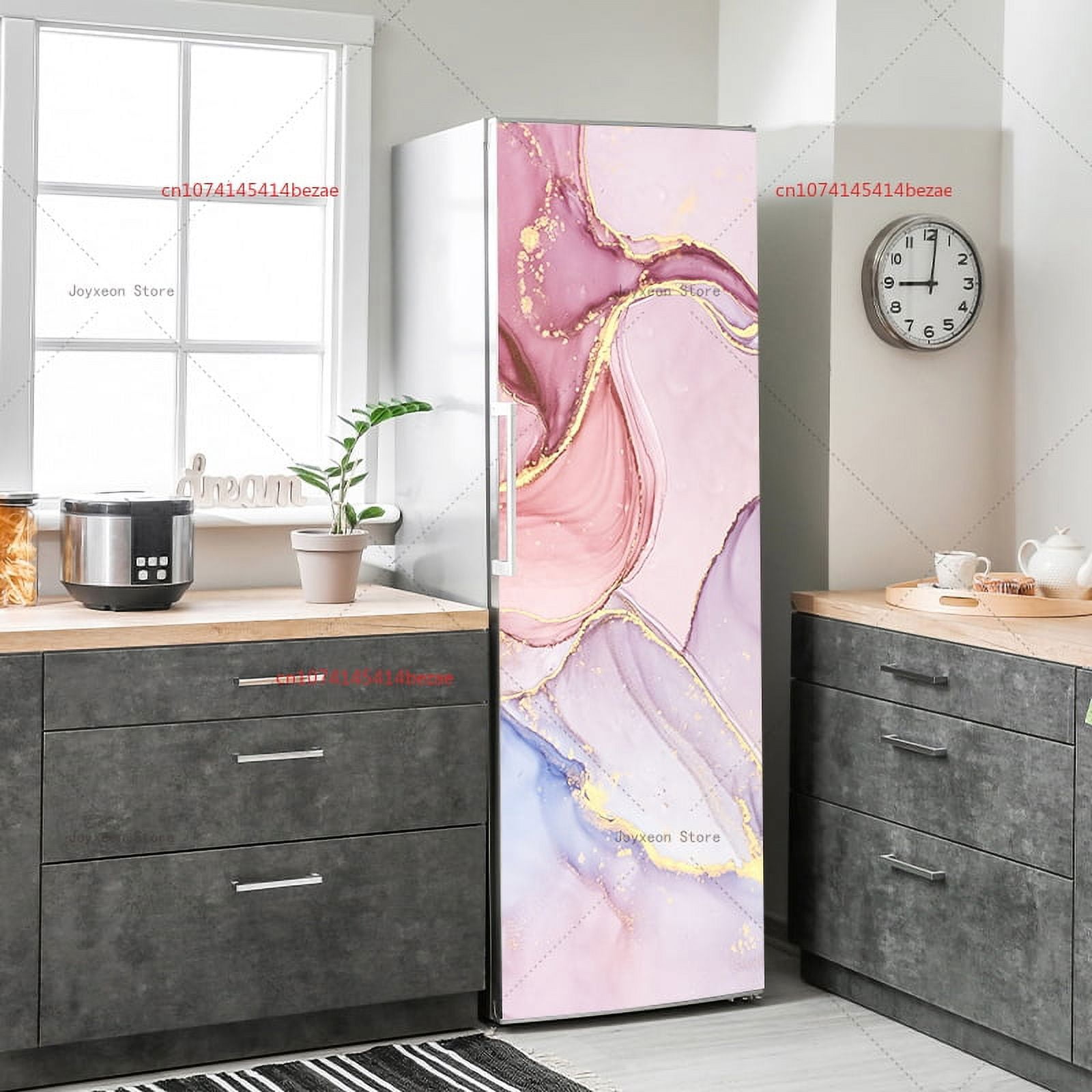 Simple Style Living Room Mural PVC Waterproof Self-adhesive Poster ...