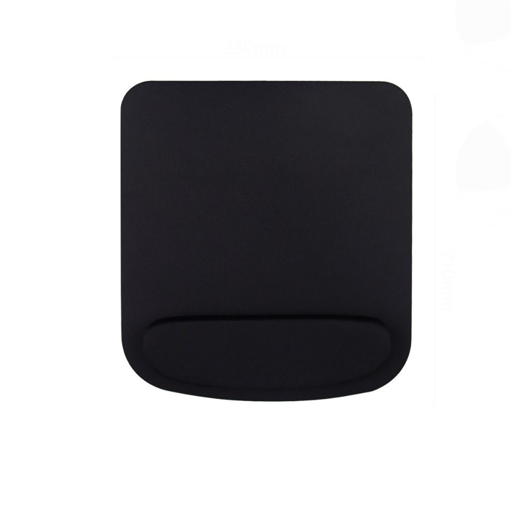 Simple Thick Sponge Solid Color Office Accessories Desk Mouse Pad Wrist ...