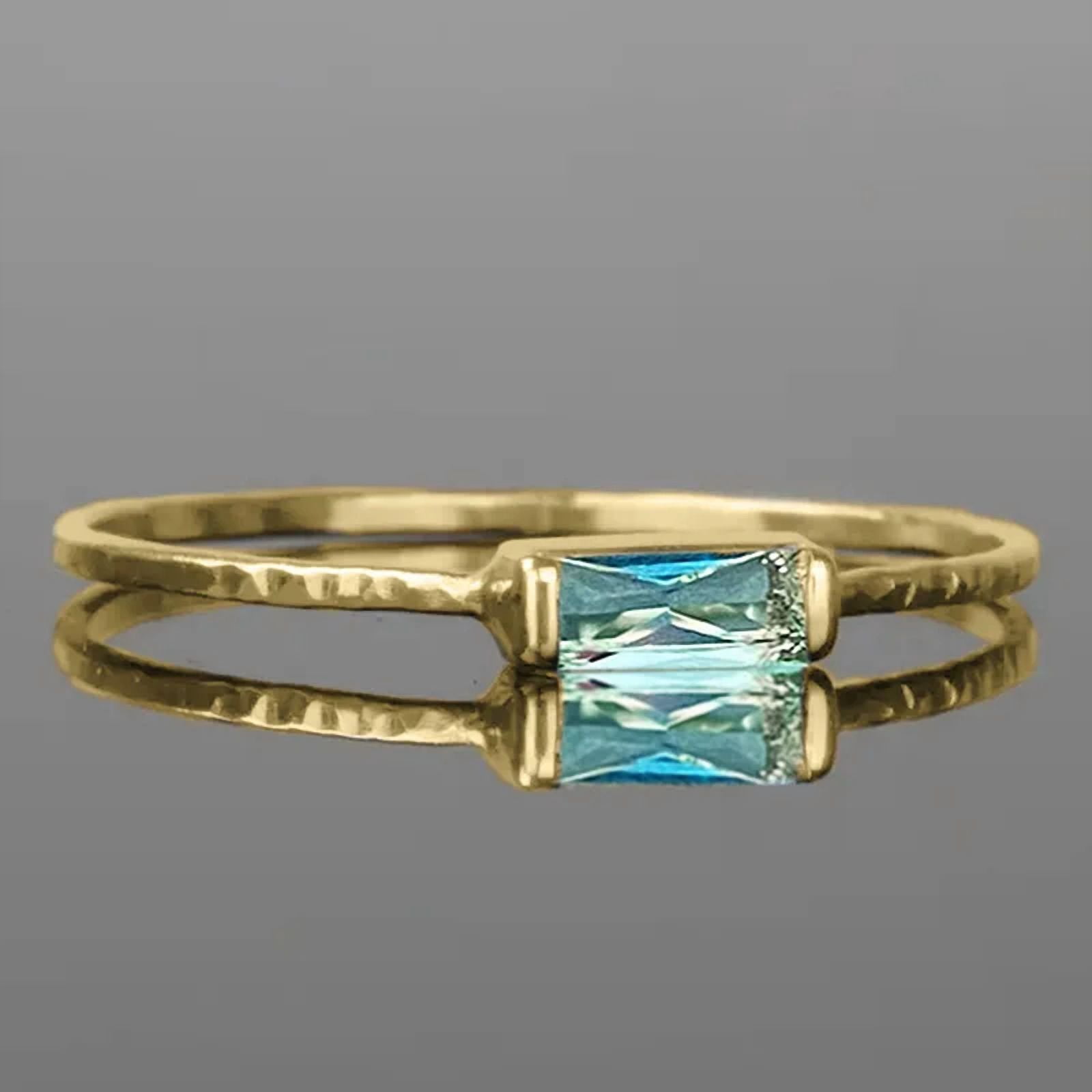 Simple Thin Ring Women's Geometric Quadrilateral Tail Jewelry - Walmart.com