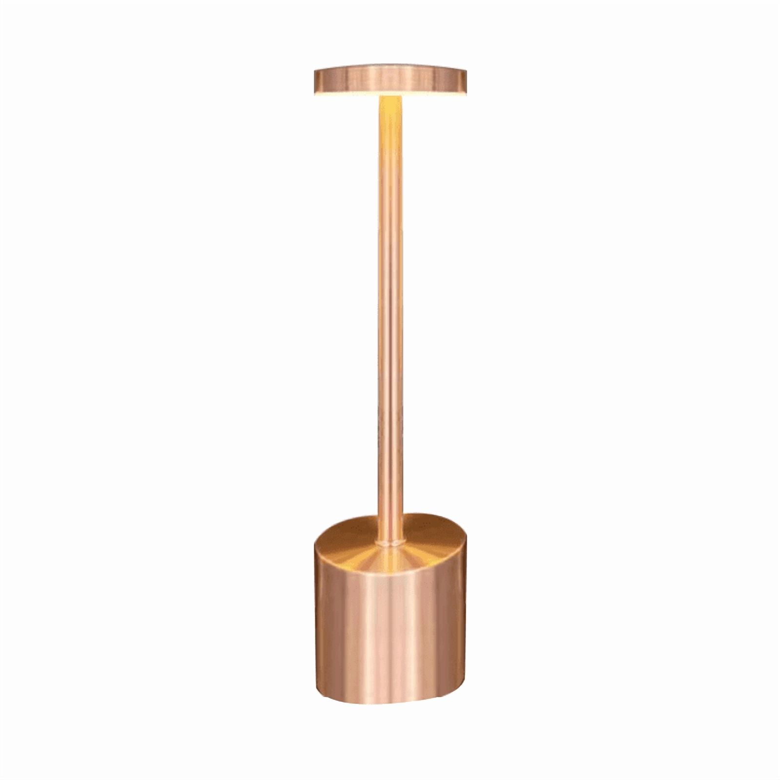 Simple Touch Sensor LED Table Lamp Rechargeable Desk Lamp 3Colors ...