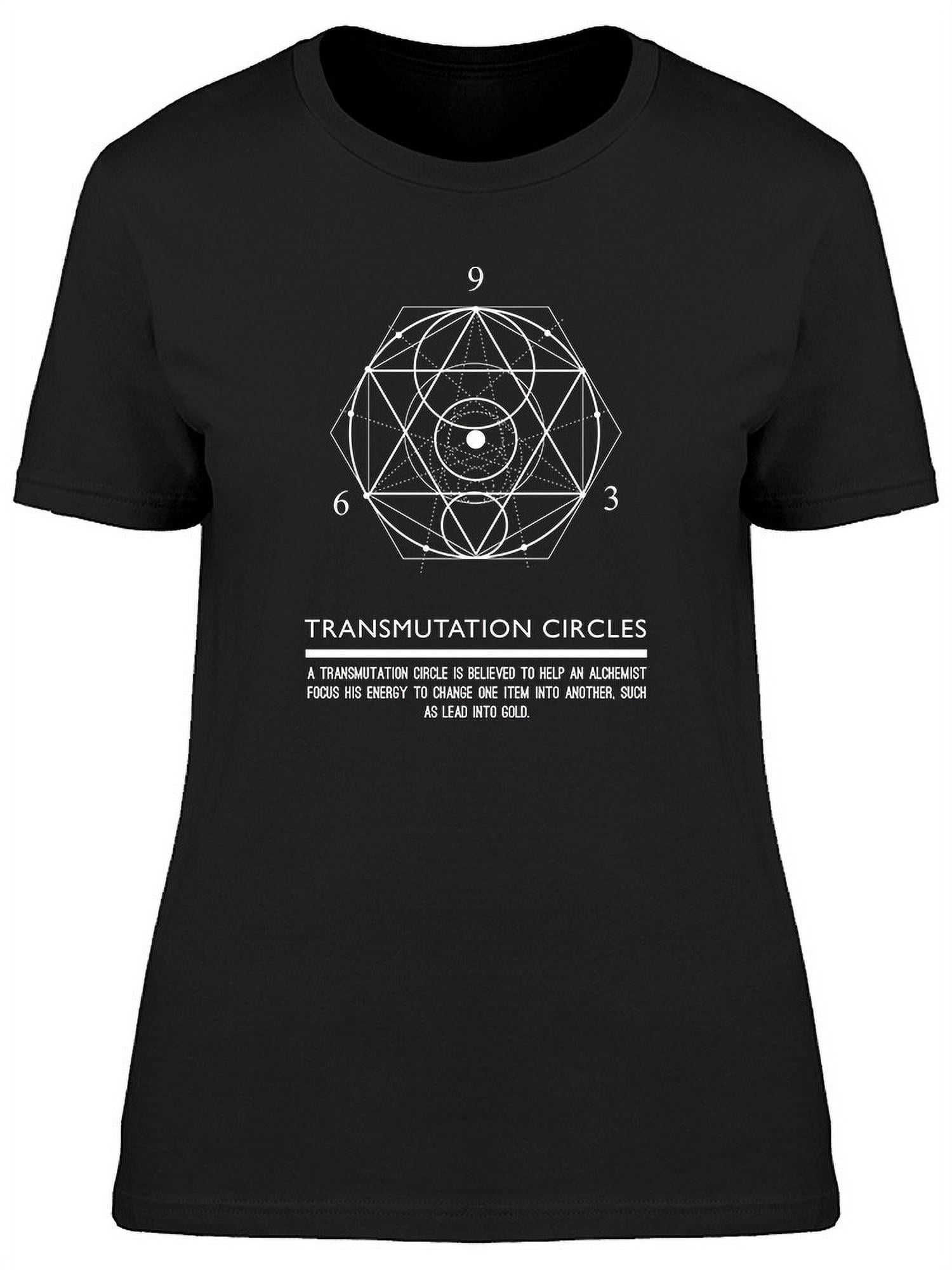 Simple Transmutation Graphic T-Shirt Women -Image by Shutterstock, Female Large - Walmart.com