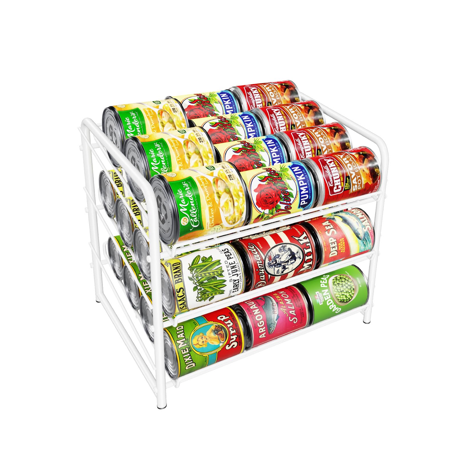 Simple Trending Can Rack Organizer, Stackable Can Storage Dispenser ...
