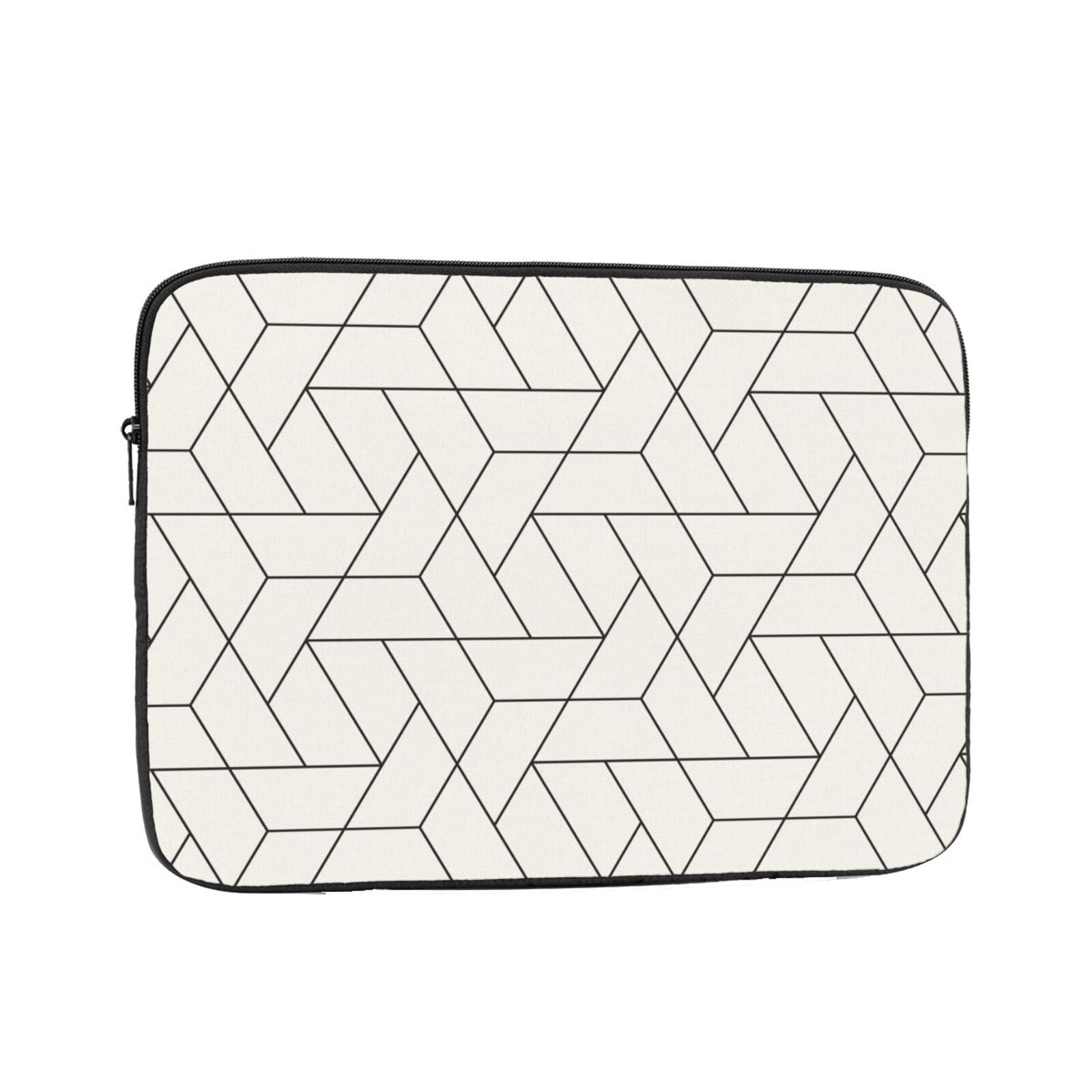 Simple Triangular Grid 17 inch Portable Laptop Sleeve Compatible with ...