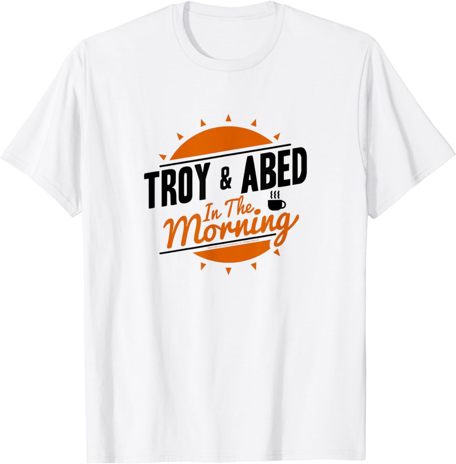 Simple Troy & Abed In The Morning Logo T-Shirt - Walmart.com