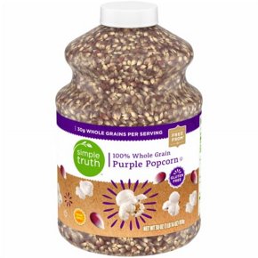 Purple Popcorn Bag