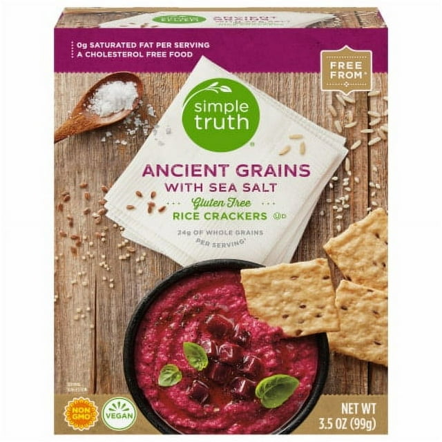 Simple Truth 7 Ancient Grains Rice with Sea Salt Crackers - Walmart.com