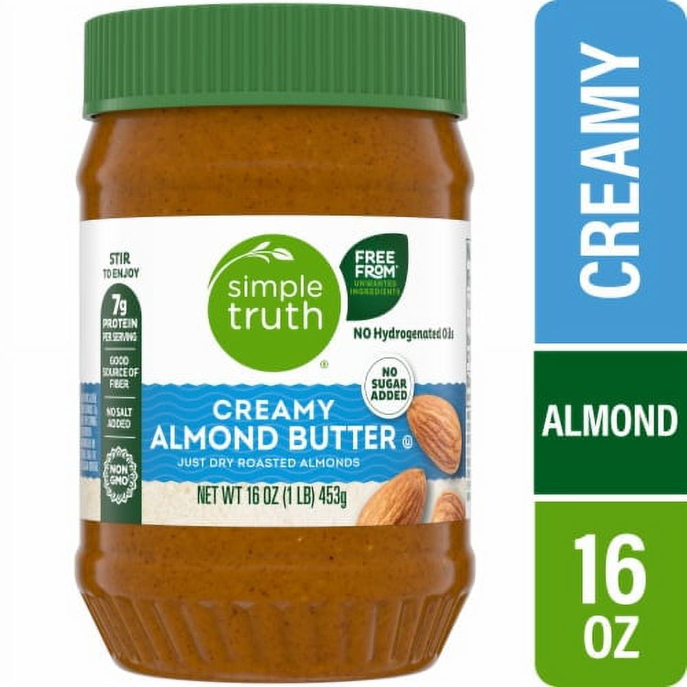 Simple Truth Almond Butter Smooth - Walmart.com