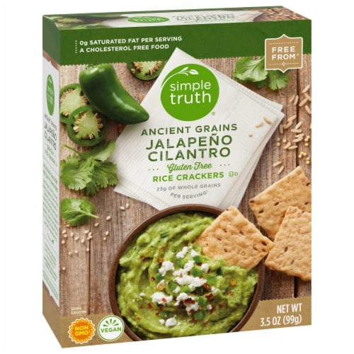 Simple Truth Ancient Grains Jalapeno Cilantro Rice Crackers - 3.5 oz ...