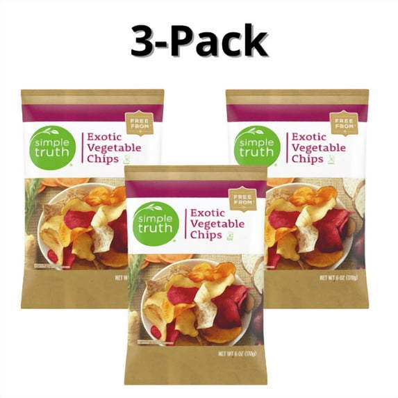 Simple Truth Exotic Vegetable Chips 3-Pack 6 oz - Walmart.com
