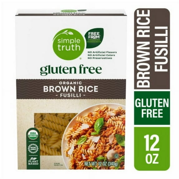 Simple Truth Gluten Free Brown Rice Fusilli Pasta - Walmart.com