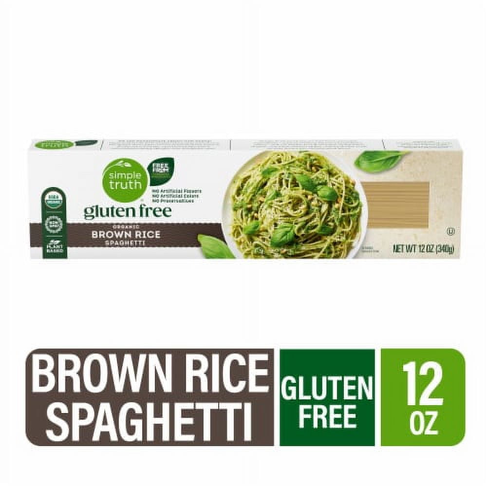 Simple Truth Gluten Free Organic Brown Rice Spaghetti Pasta - Walmart.com