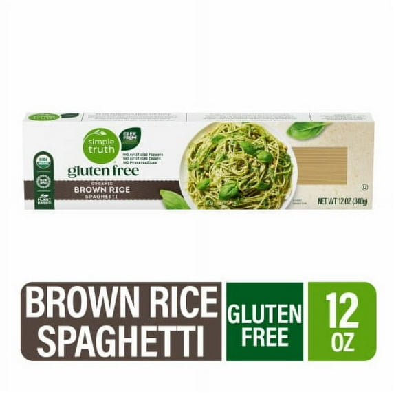 Simple Truth Gluten Free Organic Brown Rice Spaghetti Pasta - Walmart.com