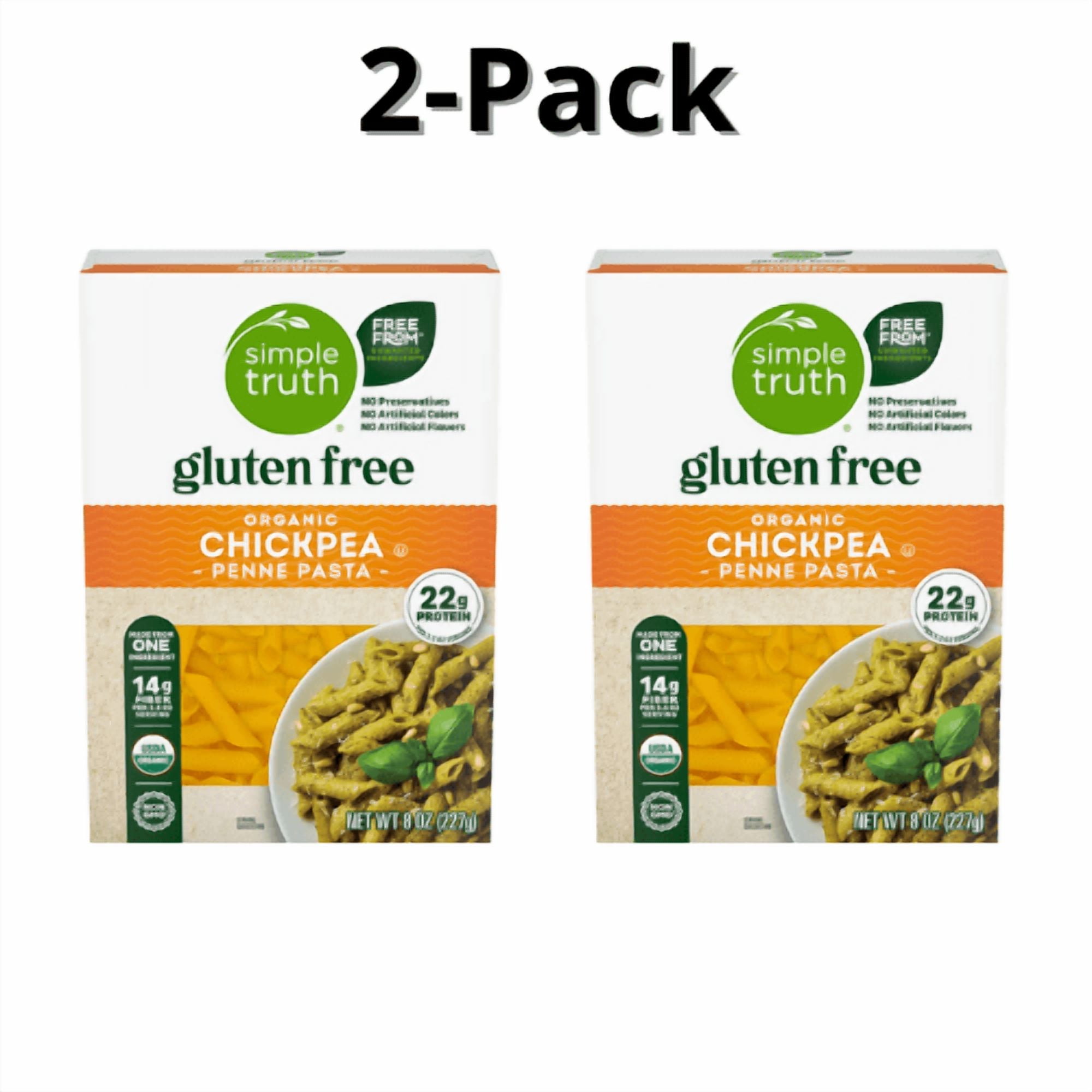 Simple Truth Gluten Free Organic Chickpea Penne Pasta - Walmart.com