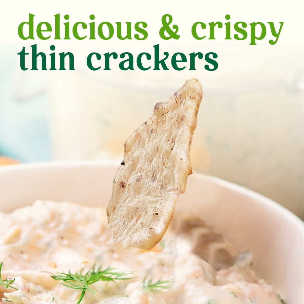 Simple Truth Gluten Free Sea Salt & Pepper Almond Crisps Crackers - 3.5 ...