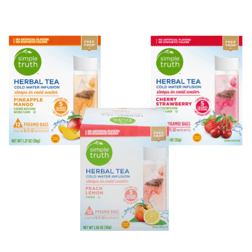 Simple Truth Herbal Tea Peach Lemon 12 CountSimple Truth Herbal Tea ...