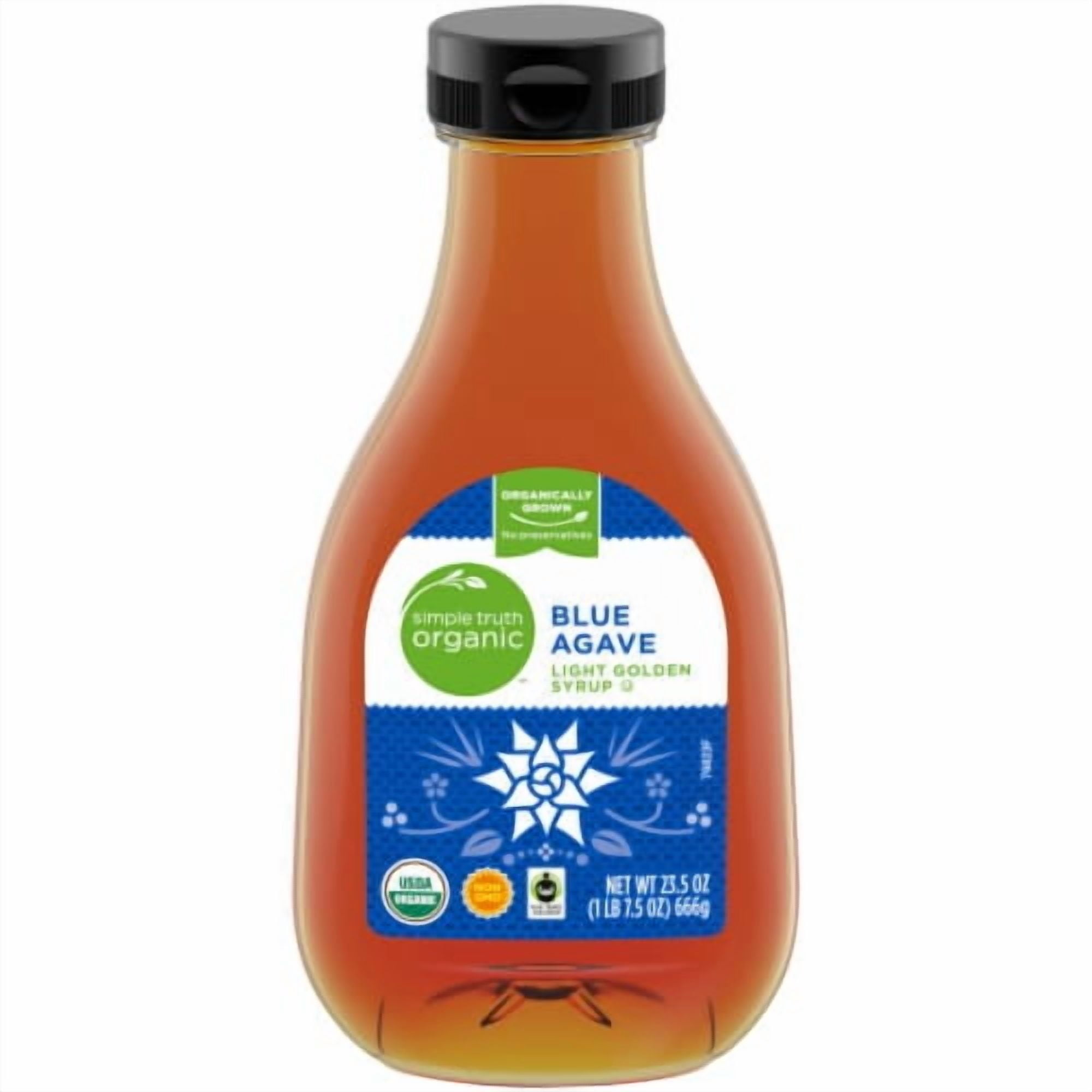 Simple Truth Organic Blue Agave Light Golden Syrup - 23.5 oz - Walmart.com