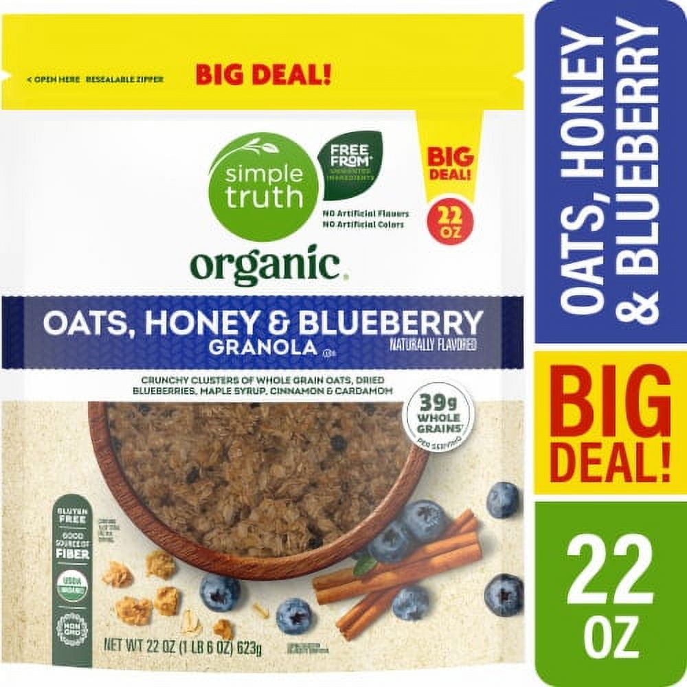 Simple Truth Organic Blueberry Oats and Honey Granola BIG DEAL ...