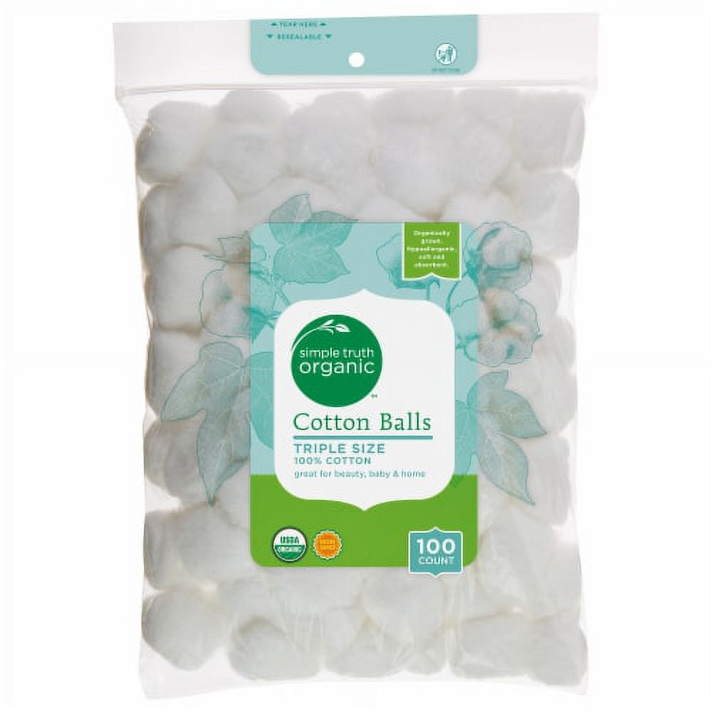 Simple Truth Organic Cotton Balls - Walmart.com