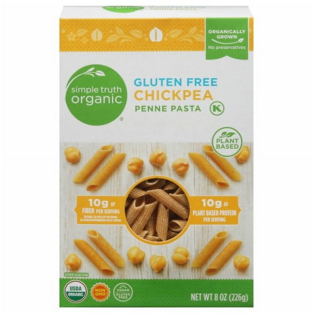 2X-Simple Truth Organic Gluten Free Chickpea Penne Pasta - 8 oz ...