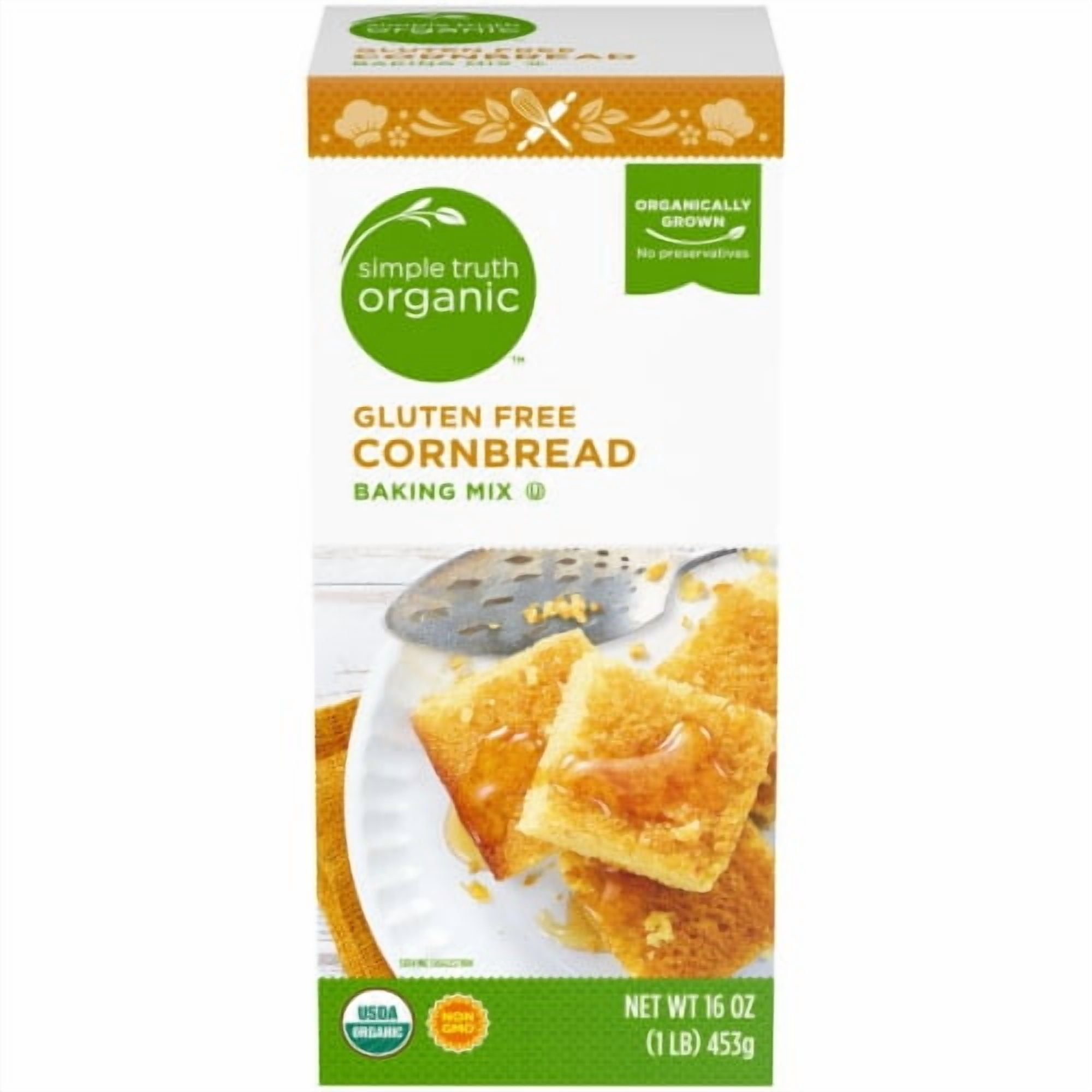 Simple Truth Organic Gluten Free Cornbread Baking Mix - 16 oz - Walmart.com