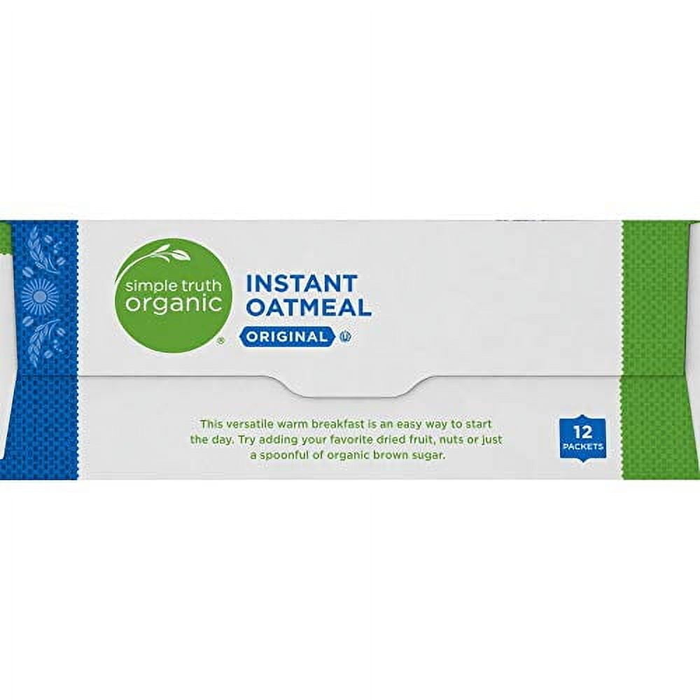 Simple Truth Organic Instant Oatmeal 12 Ct (Pack of 2) - Walmart.com