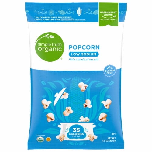 Simple Truth Organic® Low Sodium Popcorn-4.5 OZ - Walmart.com