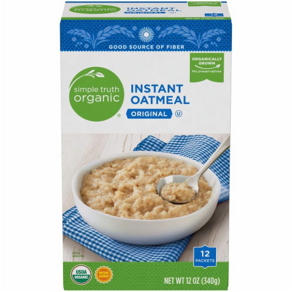 Simple Truth Organic Original Instant Oatmeal - 12 oz - Walmart.com