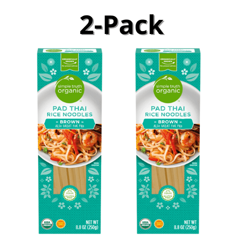 Simple Truth Organic Pad Thai Rice Noodles, Brown, 2-Pack, 8.8 oz ...