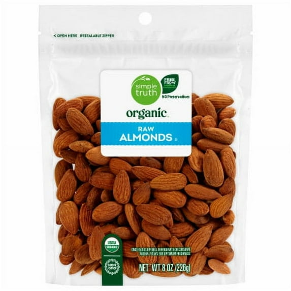 Simple Truth Organic Raw Almonds - Walmart.com