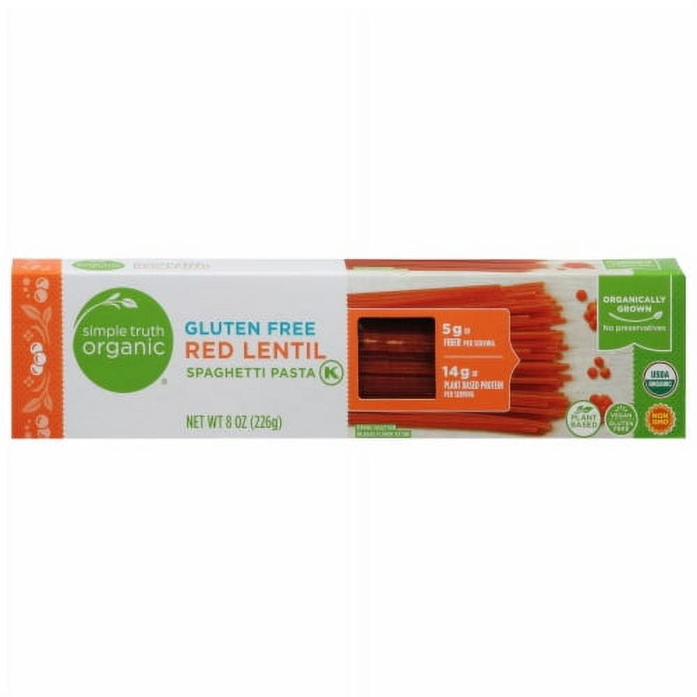 Simple Truth Organic Red lentil Spaghetti - 8 oz - Walmart.com