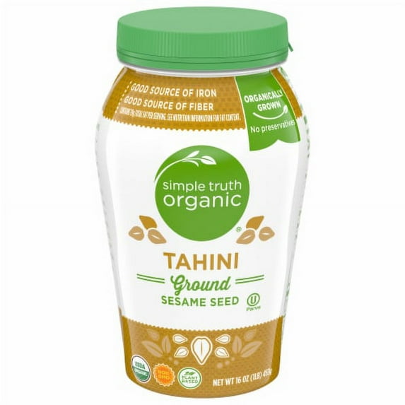 Simple Truth Organic Tahini Ground Sesame Seed - 16 oz - Walmart.com