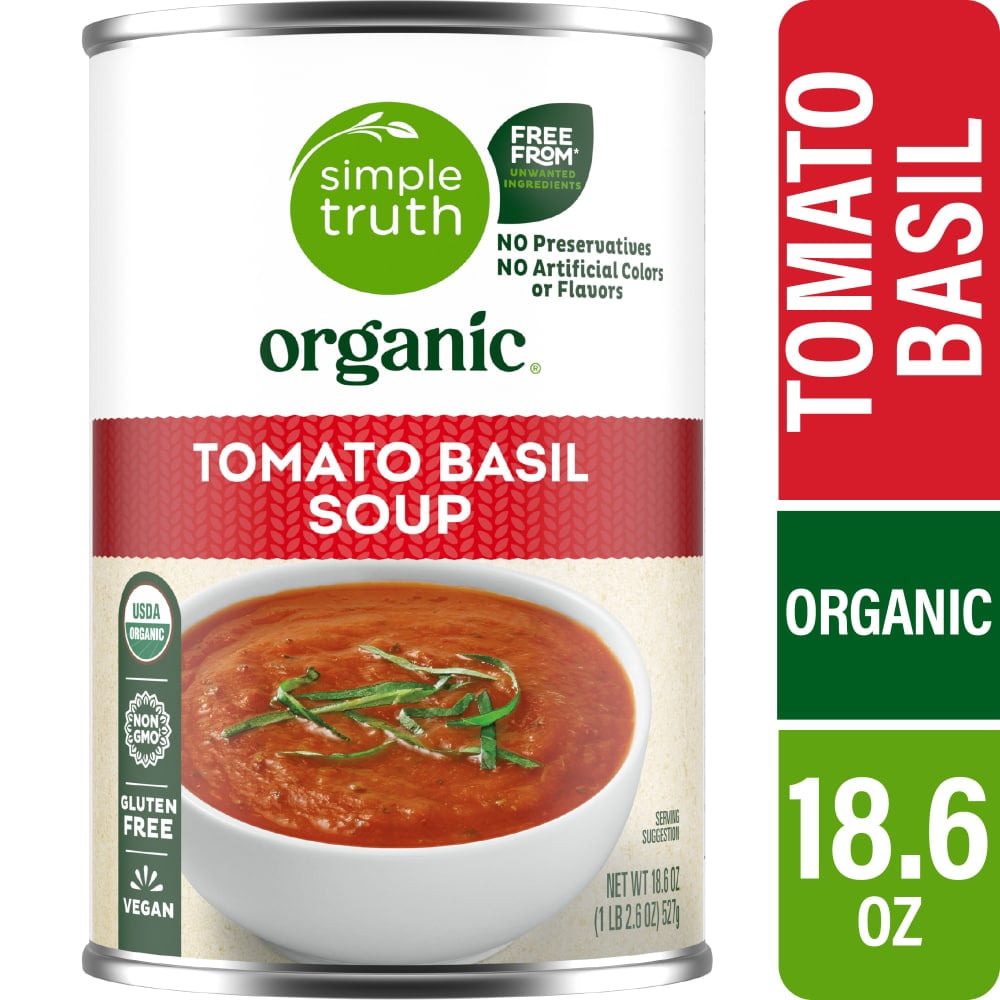 Simple Truth Organic® Tomato Basil Soup - Walmart.com