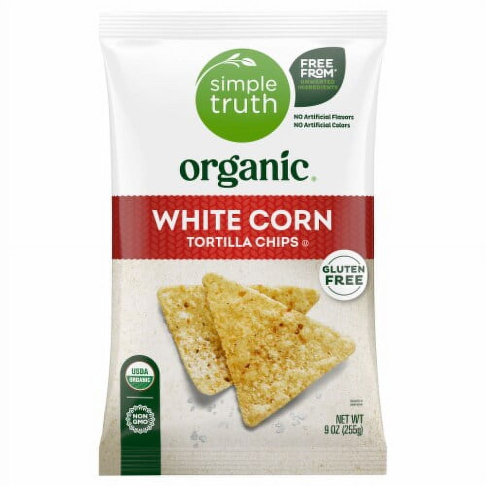 Simple Truth Organic White Corn Tortilla Chips-9 oz. - Walmart.com