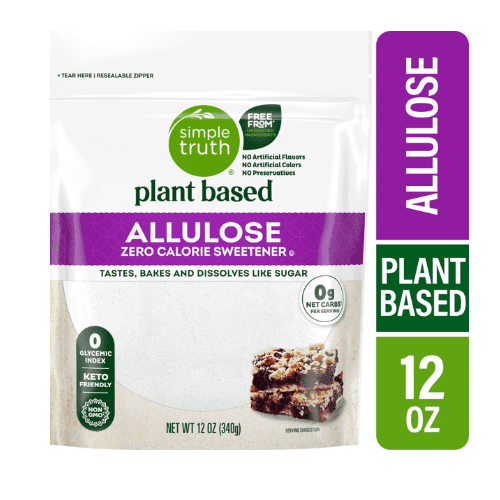 Simple Truth Plant Based Allulose Zero Calorie Sweetener 12 OZ, 2 Pack ...