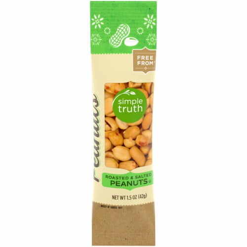 Simple Truth Roasted Peanuts with Sea Salt 1.5 oz - Walmart.com