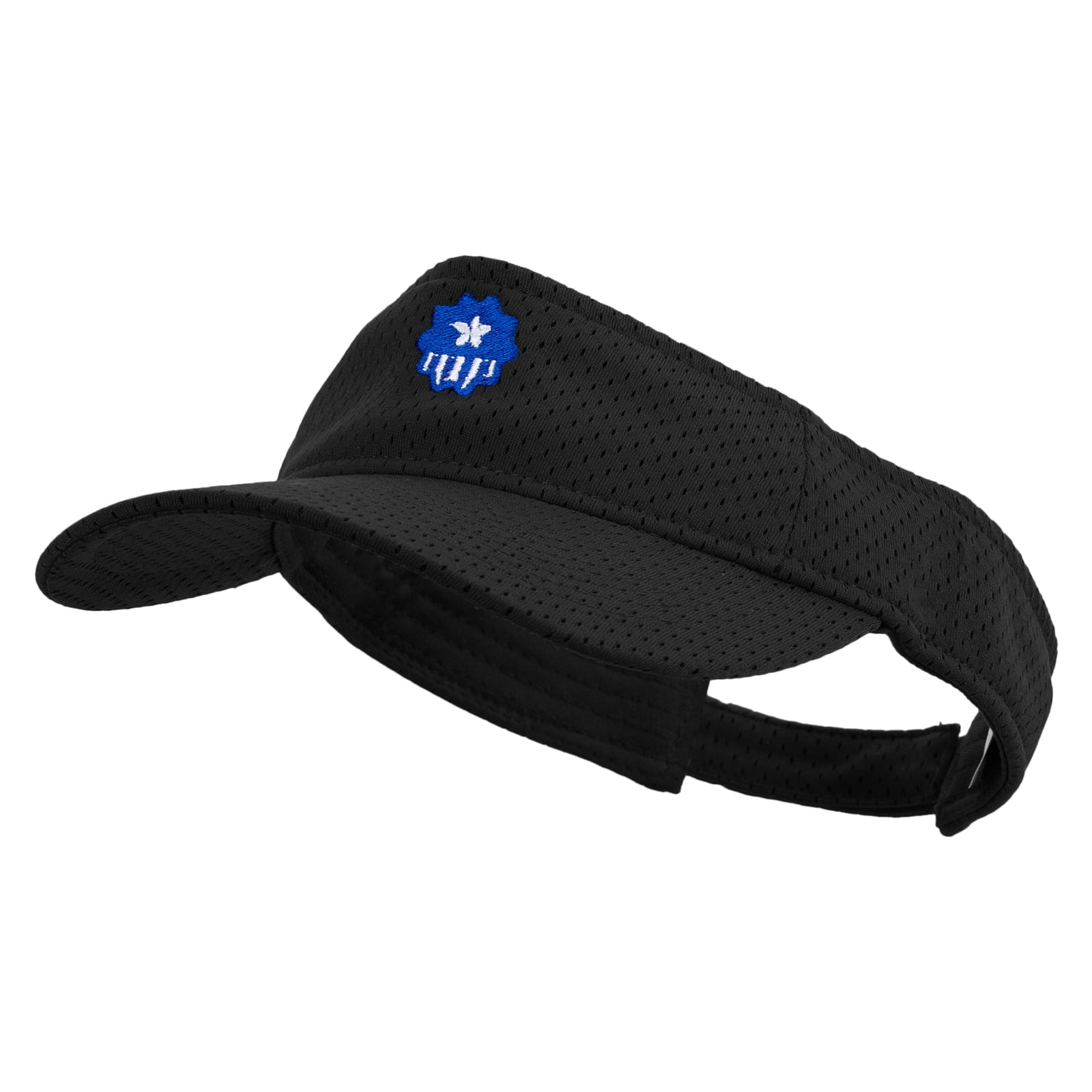 Simple USA Badge Embroidered Athletic Jersey Mesh Sports Visor - Black ...