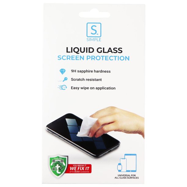 Simple Universal Liquid Glass Screen Protector for Large Devices - Clear - Walmart Business Supplies