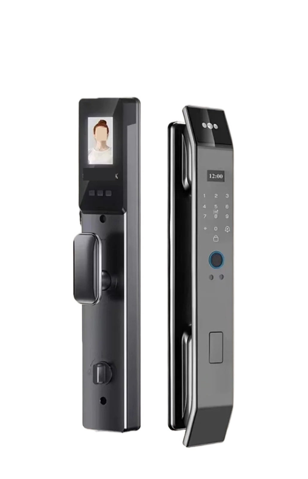 Simple Version D14P 3D Face Recogntion Smart Door Lock Wishome APP ...