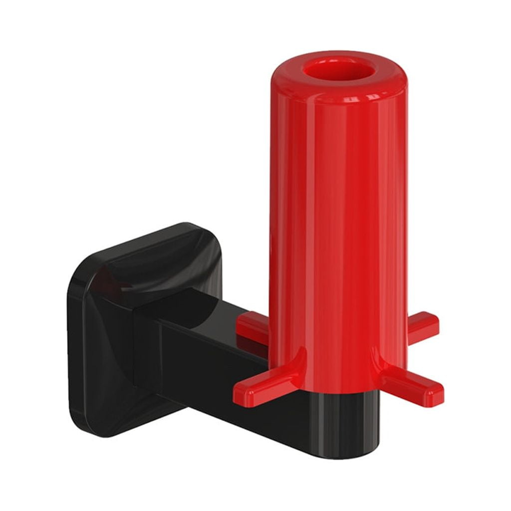 Simple Wall Mounted Vertical Paper Towel Holder Red + Black Napkin ...