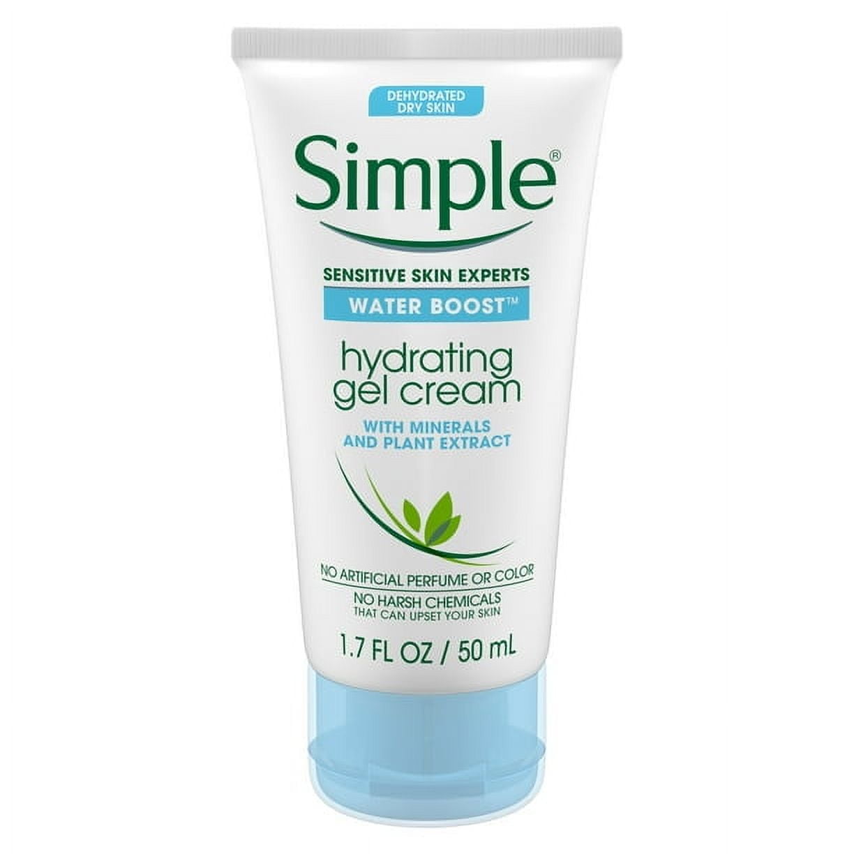 Simple Water Boost Hydrating Gel Cream Face Moisturizer 1.7 oz ...
