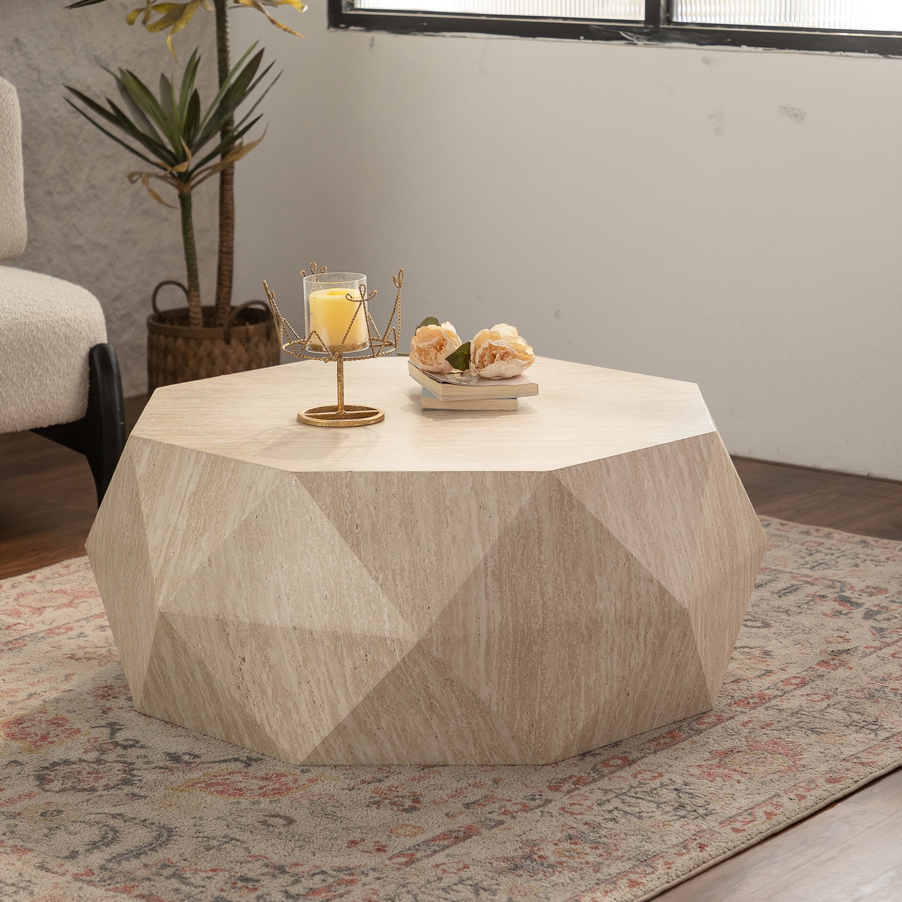 Simple White Desktop Coffee Table - Offers Space in Home Office, Dining ...