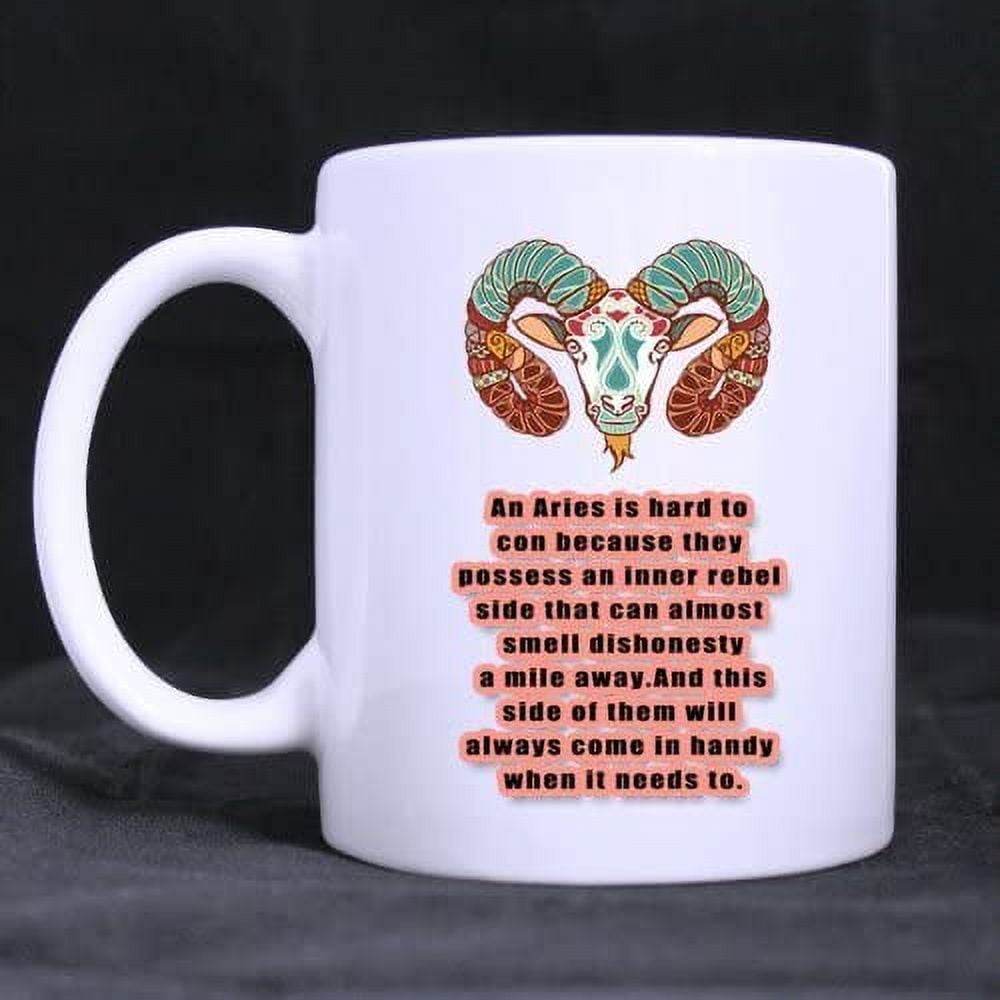Simple White Mug - Constellation Series Classic Design " ARIES in 25 ...