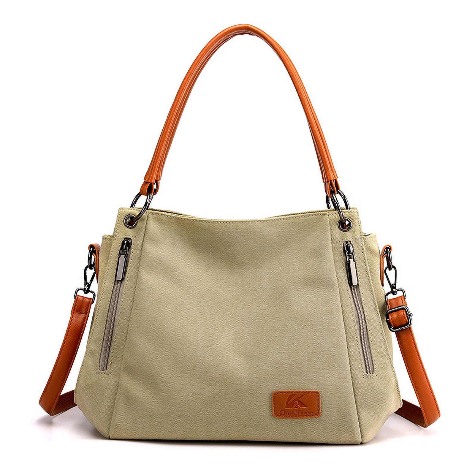 Simple Women's Shoulder Canvas Bag Crossbody Large Capacity Women's ...