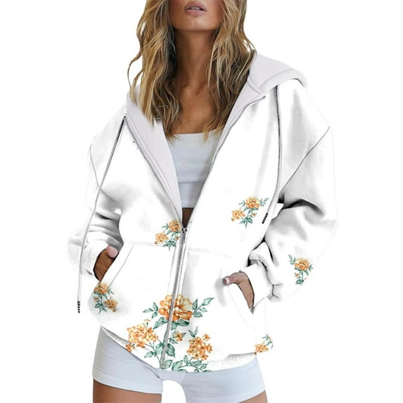 Simple Zipper Fashion Digital Printing Cross-Border Spring Trend Long ...