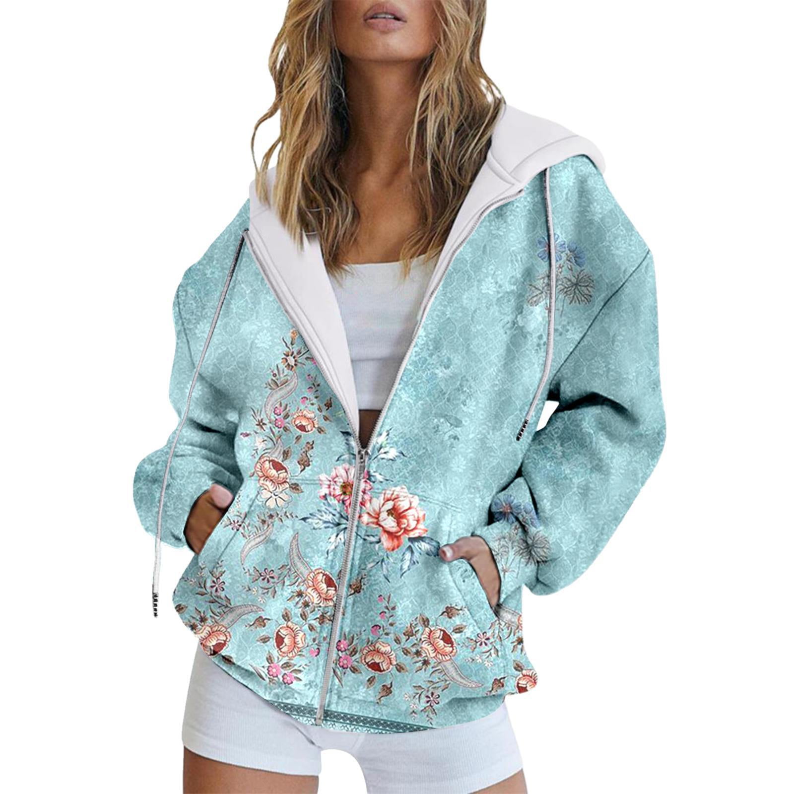 Simple Zipper Fashion Digital Printing Cross-Border Spring Trend Long ...