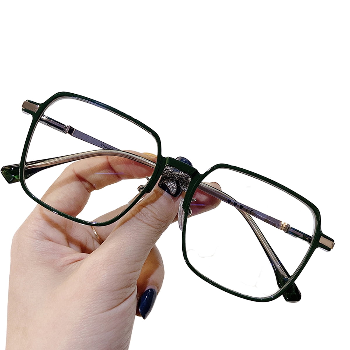 Simple and fashionable love heart frame is thin and anti-blue glasses ...