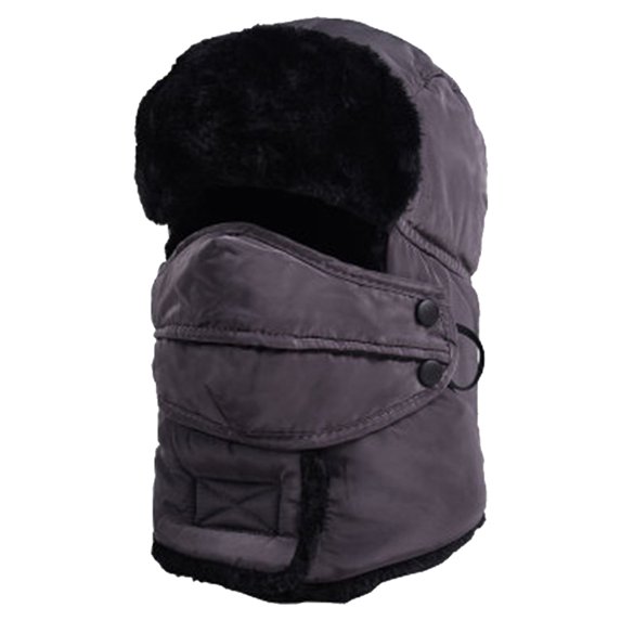 Simple and stylish winter ski cap with winter ear flaps and ski ...