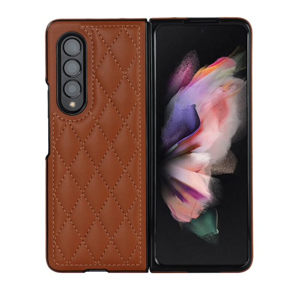 Simple fashion folding phone leather case for Samsung Z fold 4 ...