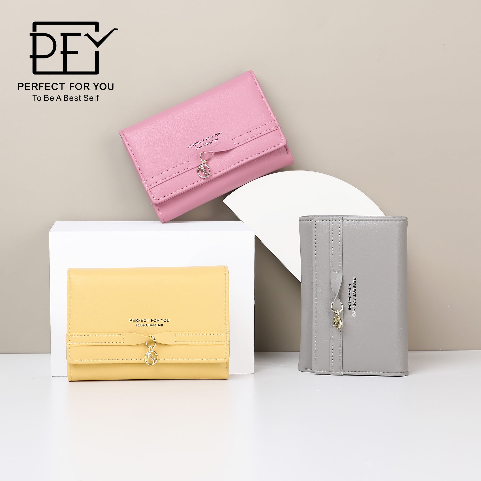 Simple and fashionable, fresh and fresh, student three fold niche ...